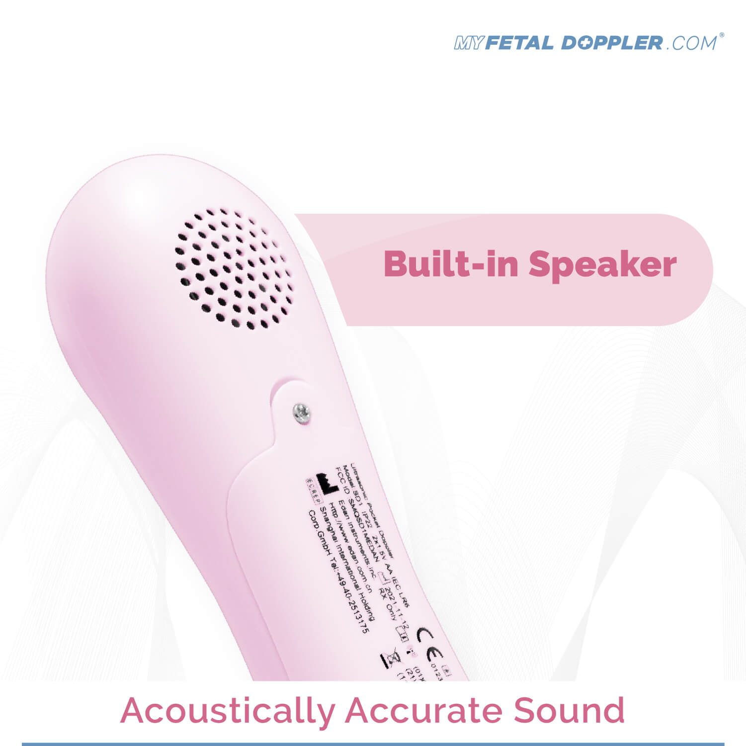 Edan SD1 Ultrasonic Pocket Doppler – MyFetalDoppler.com